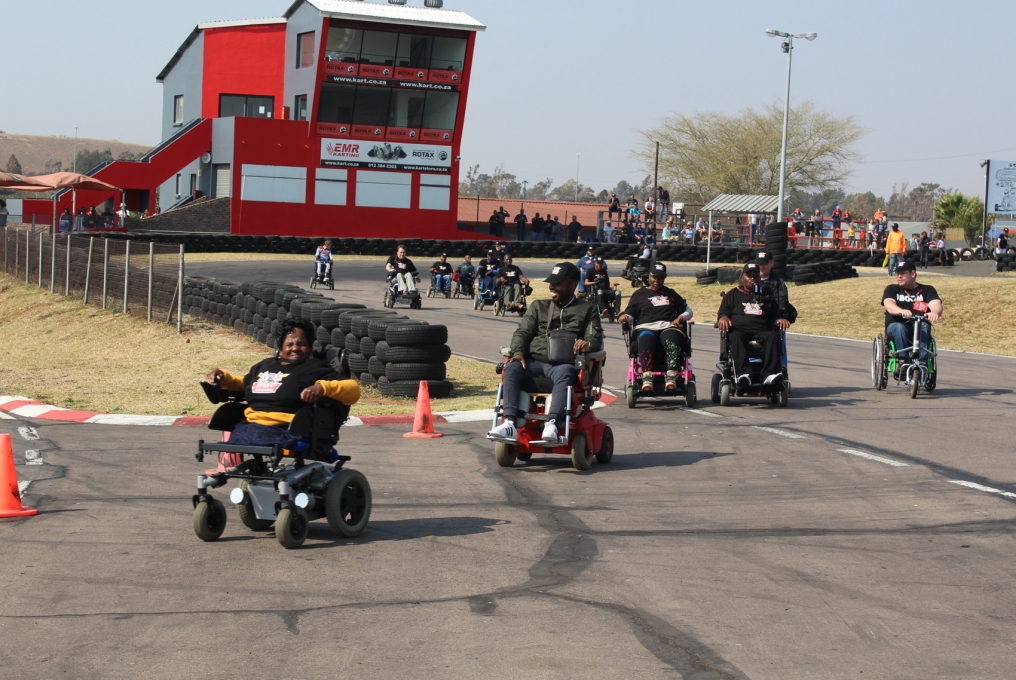 Power wheelchair users race for the title of fastest quad | Rolling ...